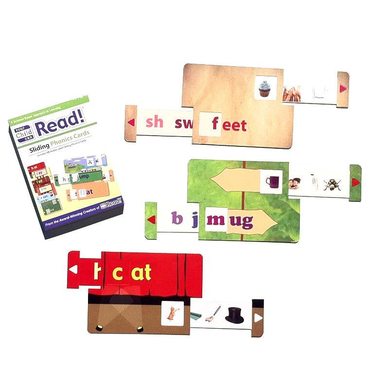 YCCR Sliding Phonics Cards Set – YourBabyCanRead.ca